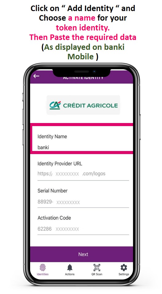 banki token activation through banki mobile - Credit Agricole Egypt